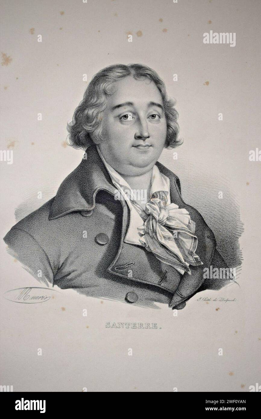 Antoine Joseph Santerre par Delpech Stock Photo - Alamy