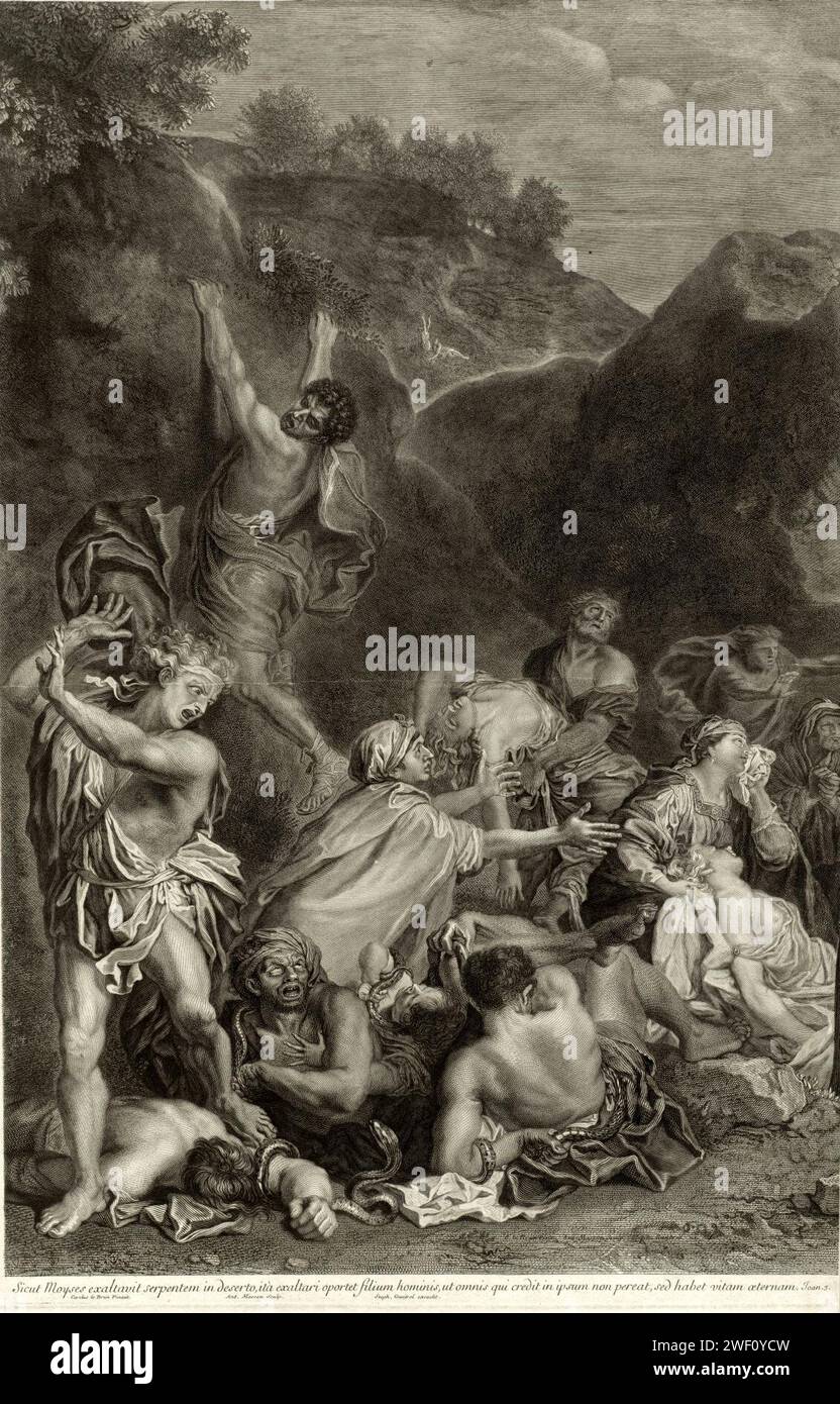 Antoine Masson - le serpent d'airain Stock Photo - Alamy