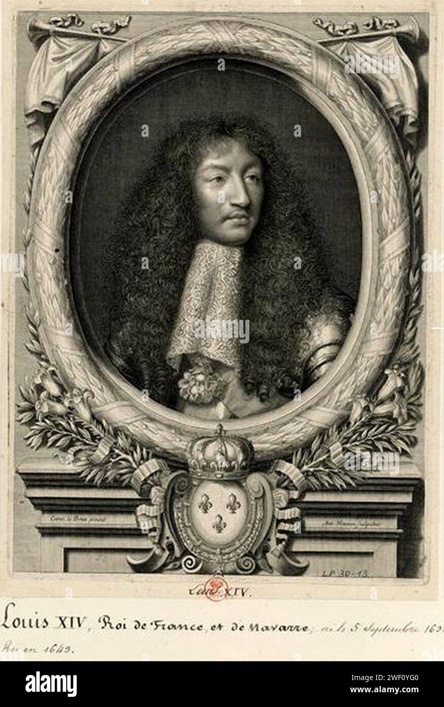 Antoine Masson - Louis XIV Stock Photo - Alamy