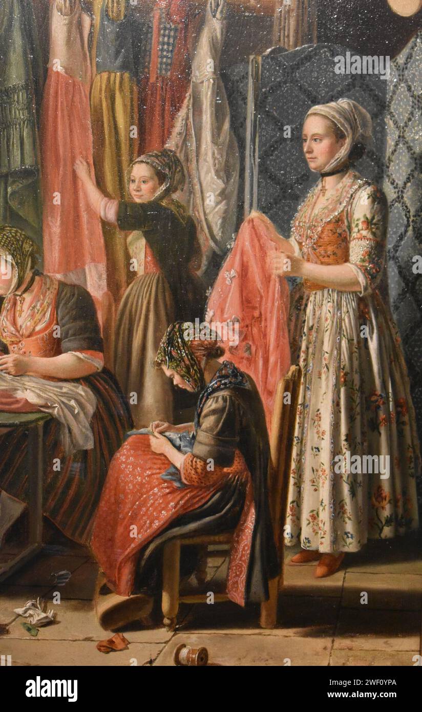 Antoine Raspal - Atelier d'une couturière à Arles 04 Stock Photo - Alamy