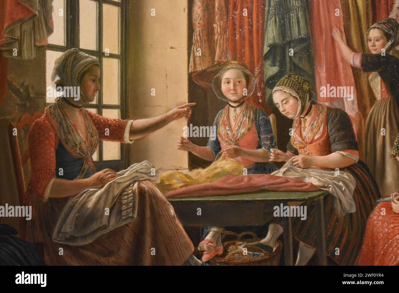 Antoine Raspal - Atelier d'une couturière à Arles 03 Stock Photo - Alamy