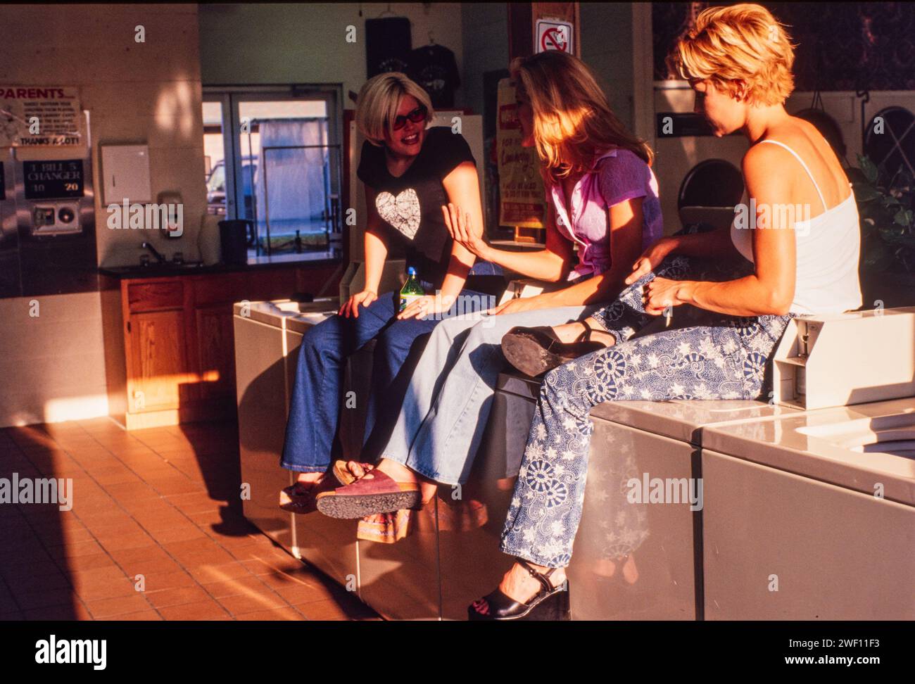 The Dixie Chicks photographed in Des Moines, Iowa. 1998. Credit: Ross ...
