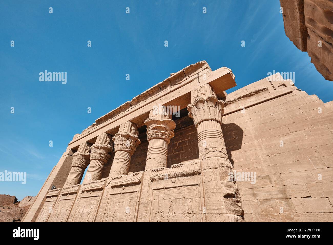 Majestic columns carvings temple hi-res stock photography and images ...