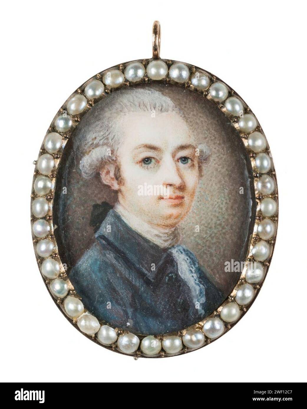 Anton Ulrik Berndes - Self-portrait Stock Photo - Alamy