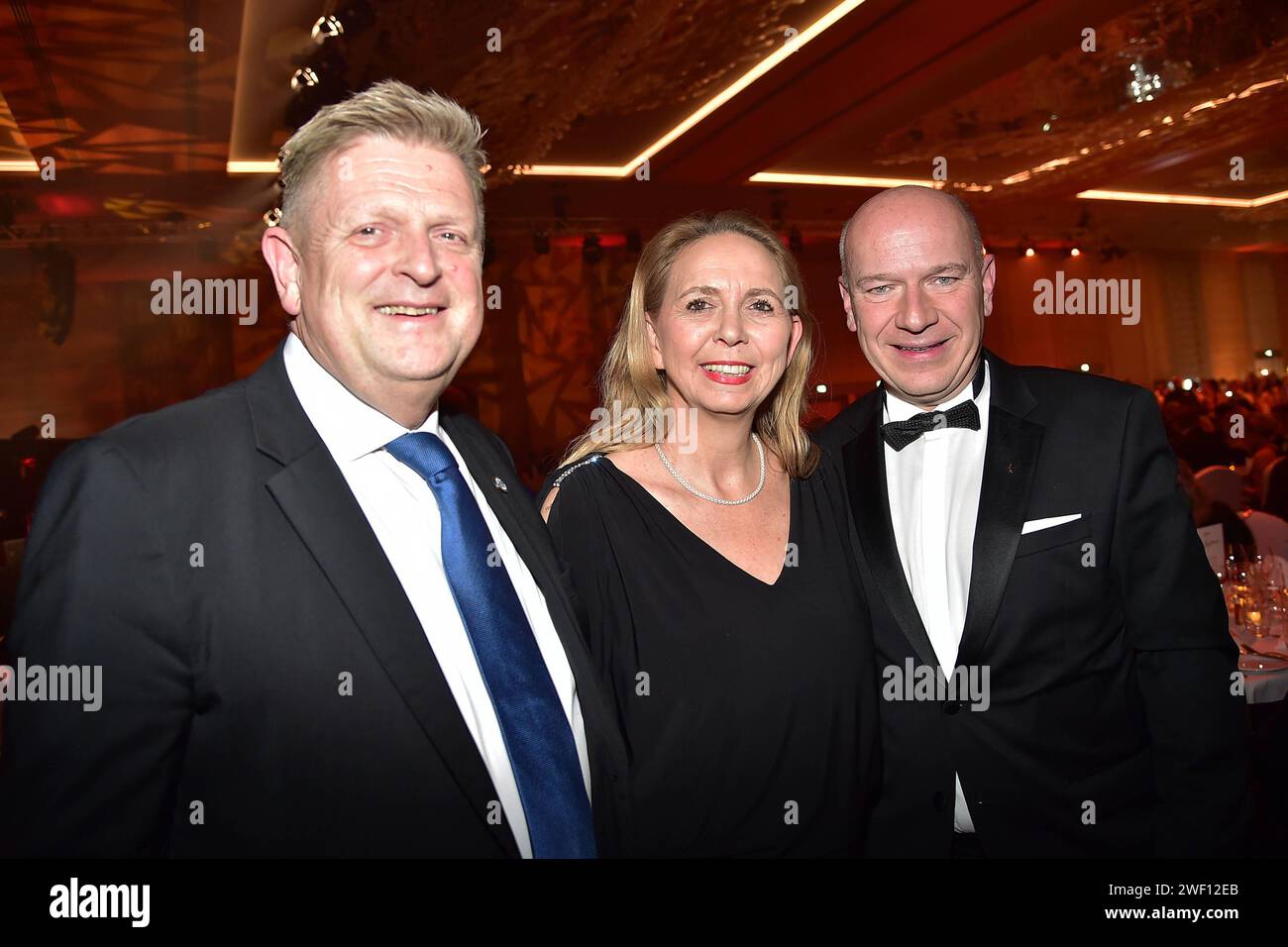 Christian Meisel mit Ehefrau Barbara Slowik, Kai Wegner beim 26 ...