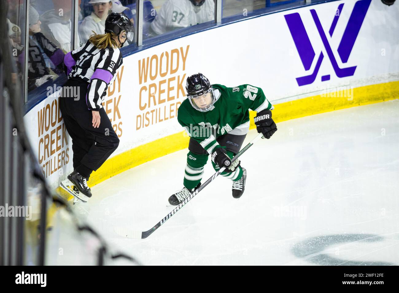 Tsongas Center. 27th Jan, 2024. Massachusetts, USA; Boston forward Hannah Brandt (20) during a ...