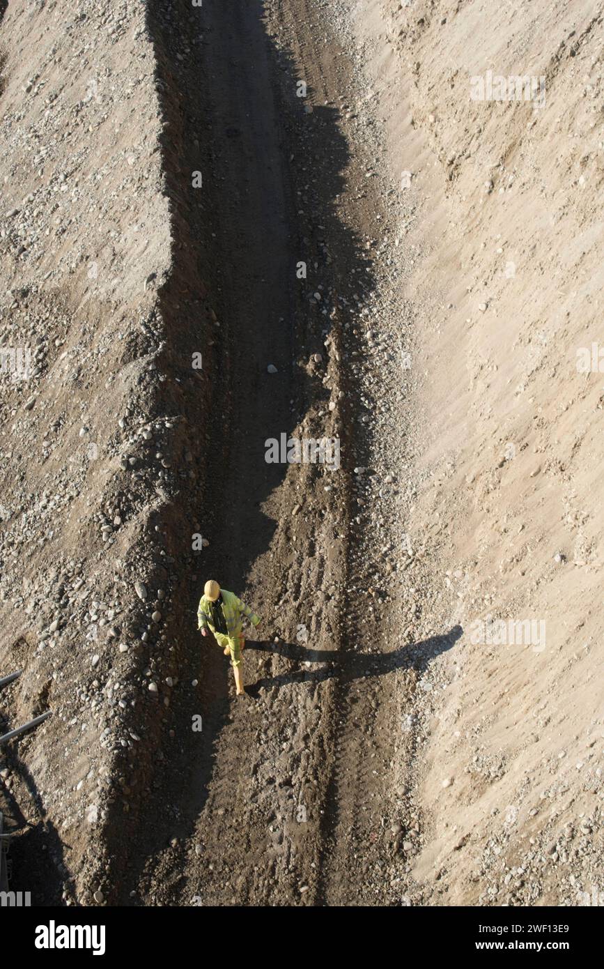 mining industry for resource extraction in an alpine mountain region ...