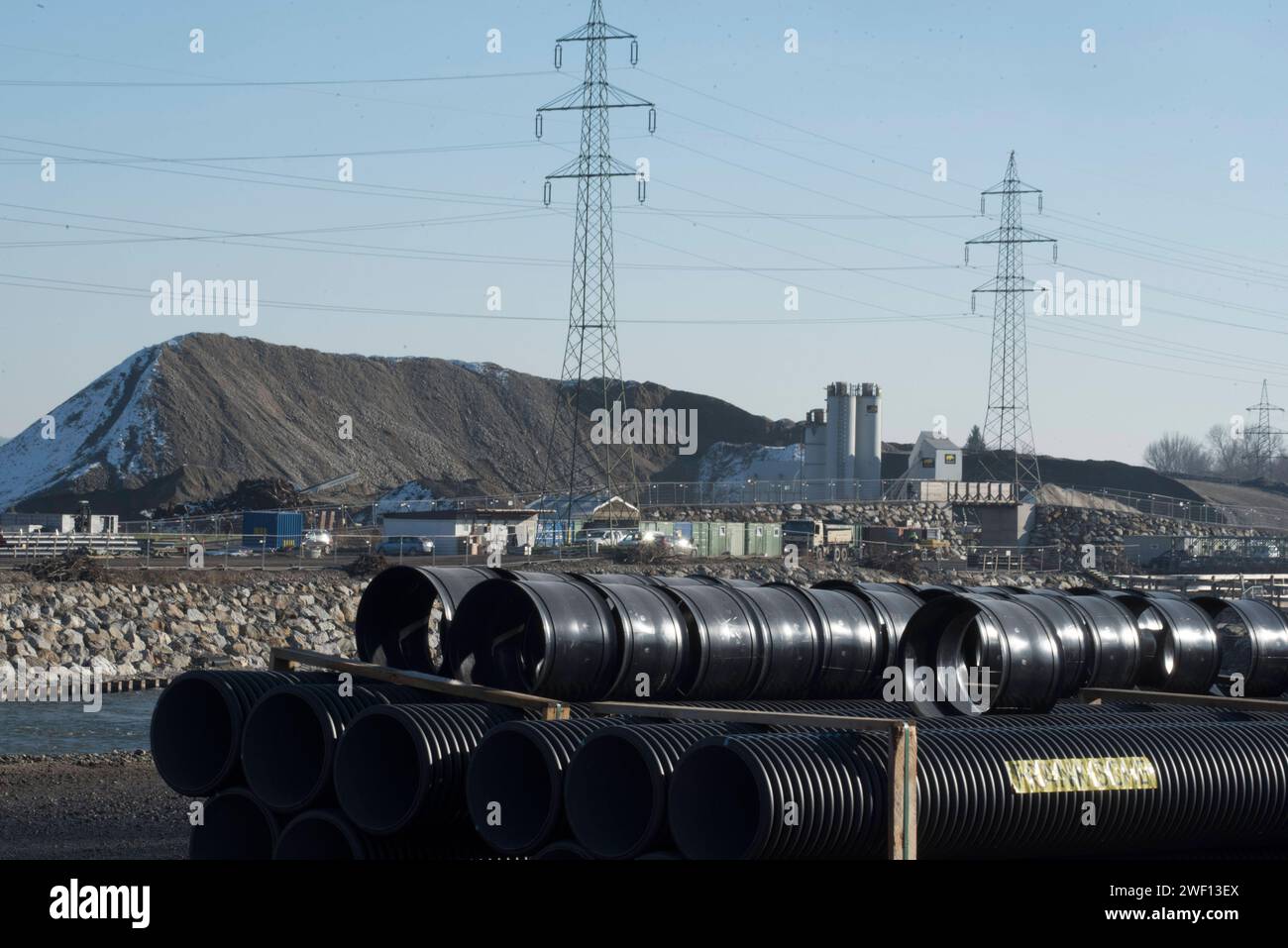 mining industry for resource extraction in an alpine mountain region ...