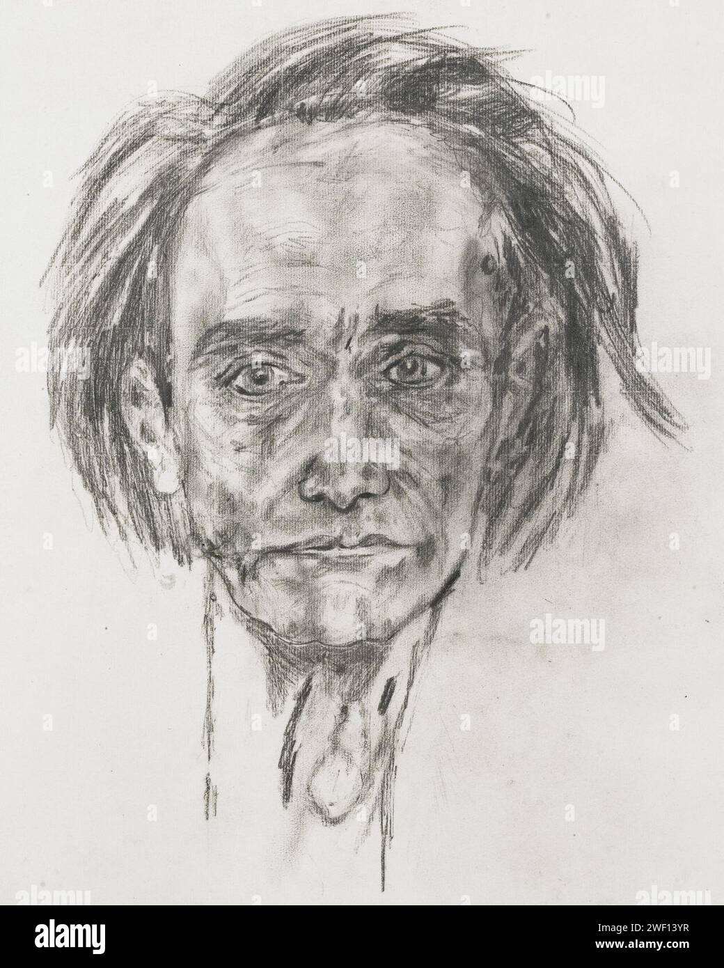 Antonin Artaud - Self-portrait - December 1946 (cropped Stock Photo - Alamy