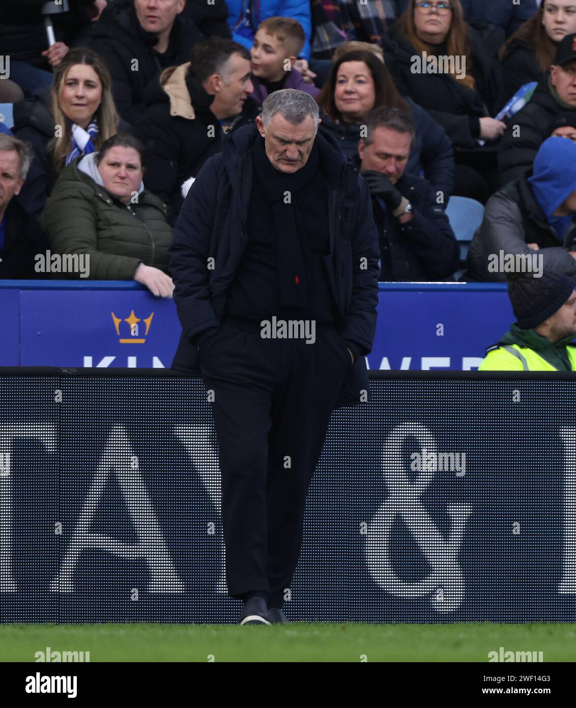 Leicester, UK. 27th Jan, 2024. Tony Mowbray (Birmingham City Head Coach ...