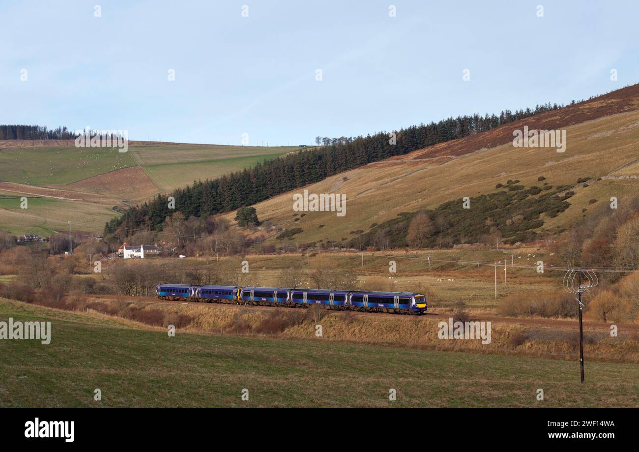 Scotrail class 170 Turbostar + class 158 sprinter trains approaching ...