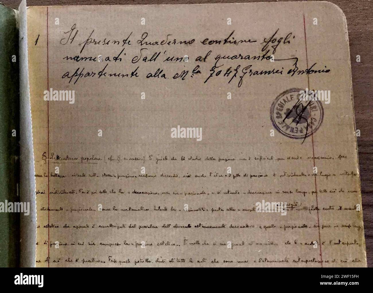 Quaderni gramsci hi-res stock photography and images - Alamy