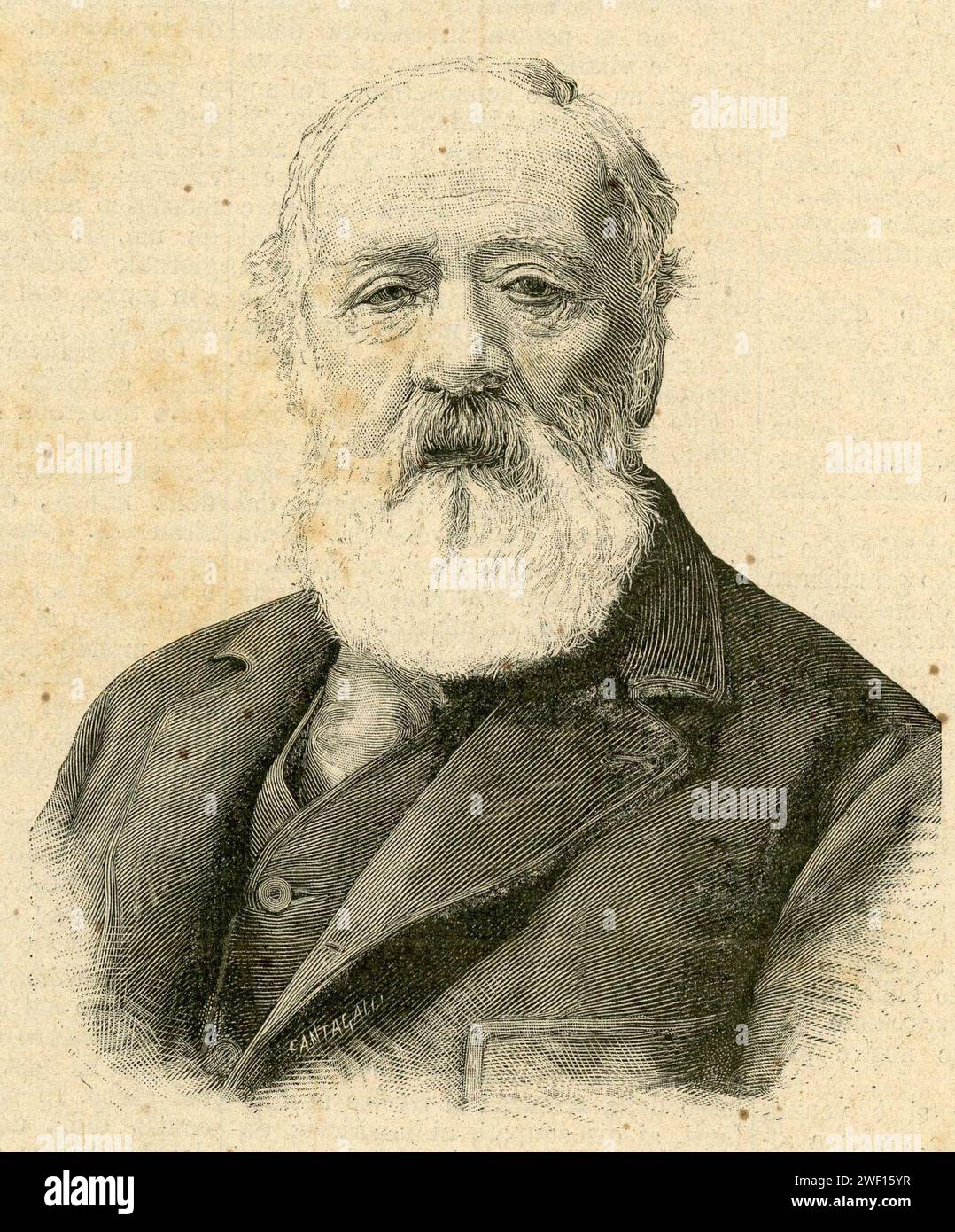 Antonio Meucci, inventore del Telefono Stock Photo - Alamy