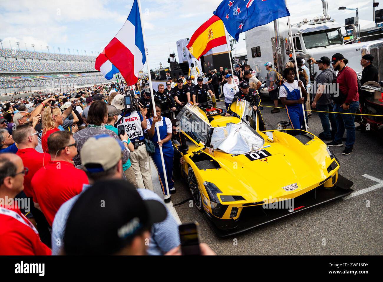 Daytona Beach, Etats Unis. 27th Jan, 2024. 01 SELLERS Bryan (usa), SNOW ...