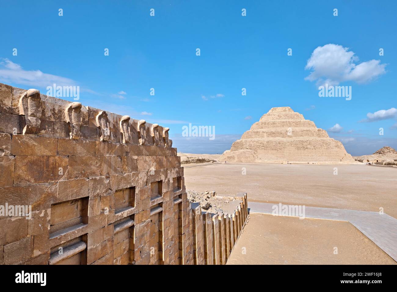 Saqqara, Egypt - January 2, 2024: The Pyramid of Djoser (or Djeser and ...