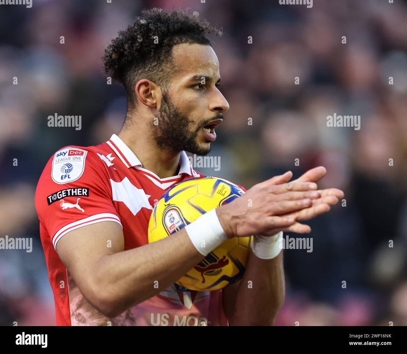 Barry Cotter of Barnsley during the Sky Bet League 1 match Barnsley vs ...