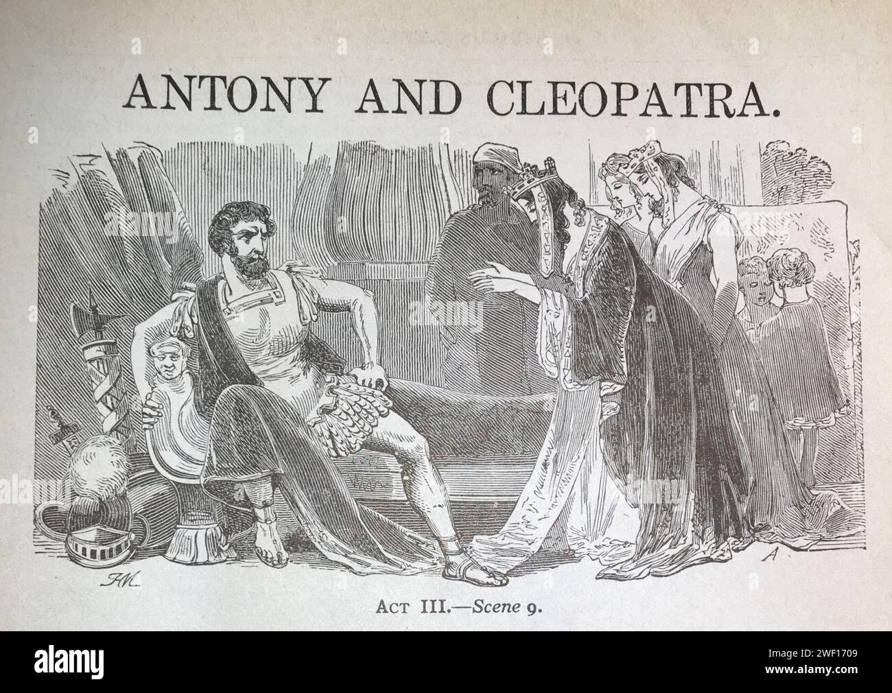 Antony and Cleopatra Lithograph Stock Photo - Alamy