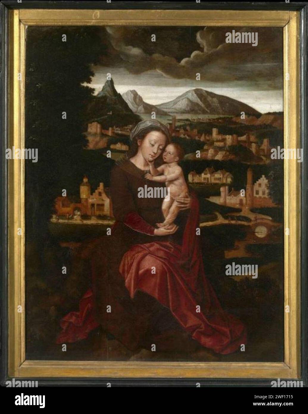 Antoon Claeissens - Our Lady Triptych - Virgin and Child Stock Photo - Alamy