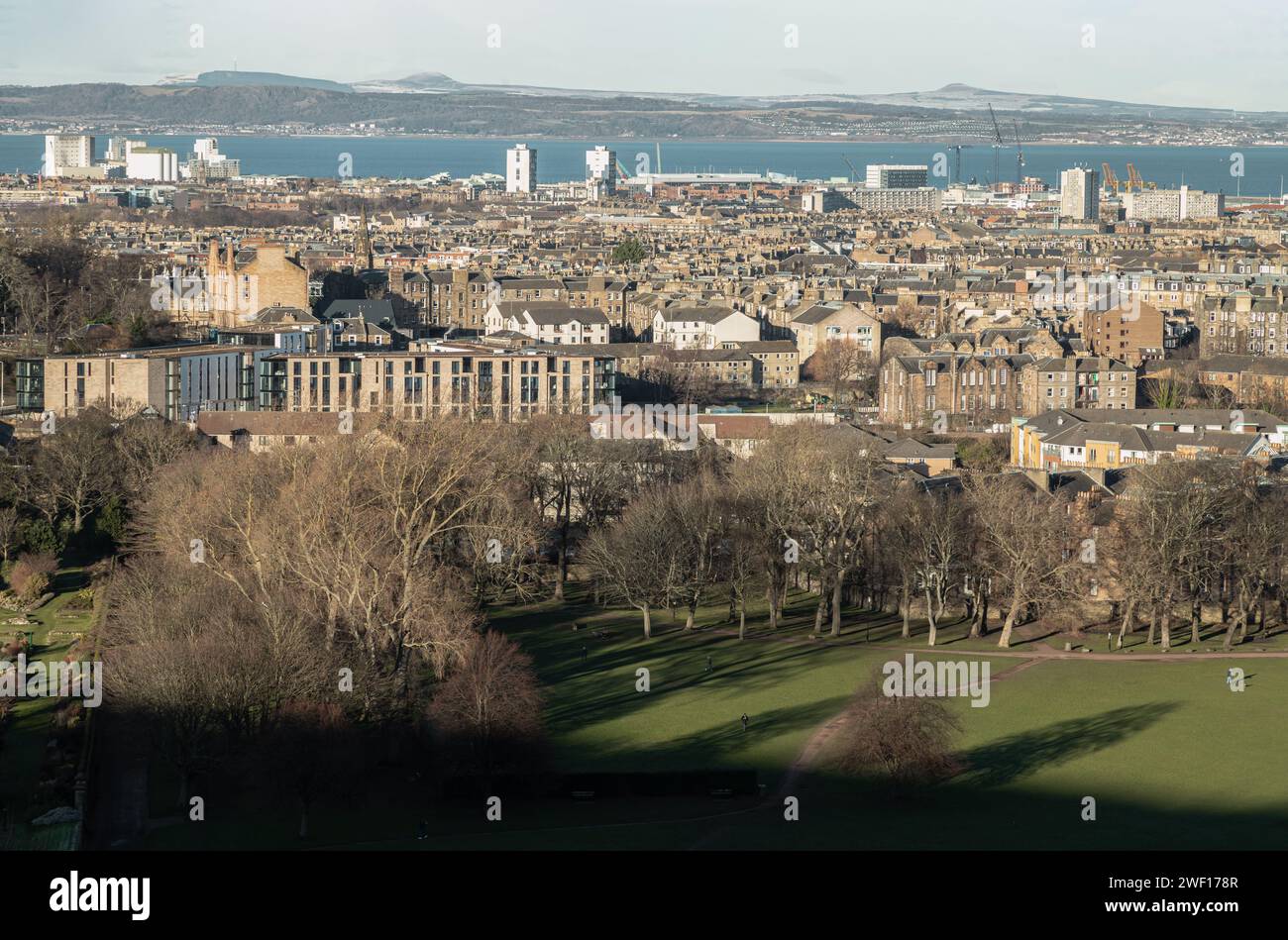 Edinburgh, Scotland - Jan 17, 2024 - Amazing Edinburgh Cityscape with ...