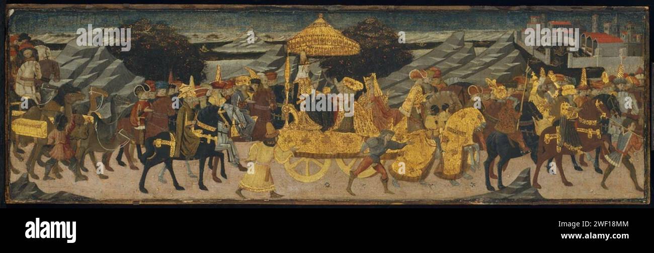 Apollonio di Giovanni di Tomaso - Journey of the Queen of Sheba - 23. ...