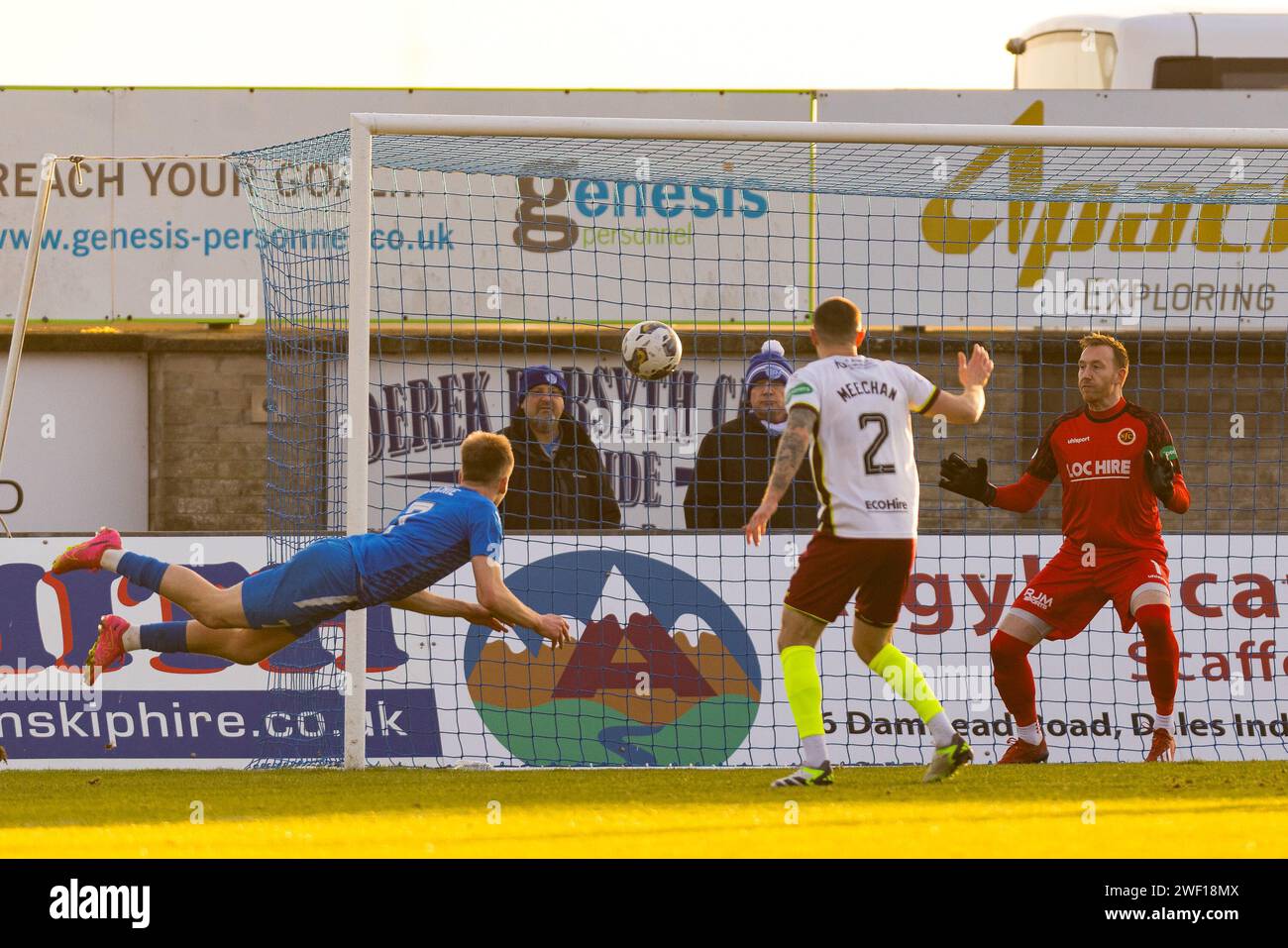 Peterhead, Scotland. 27 January 2024. Jordan Armstrong (3 - Peterhead ...