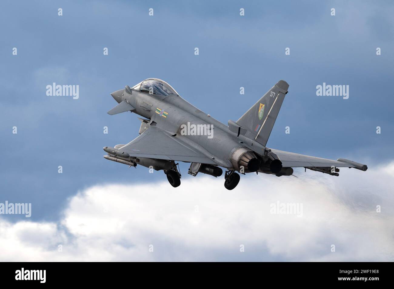 A Royal Air Force FGR-4 Typhoon takes off for Red Flag-Nellis 24-1 ...