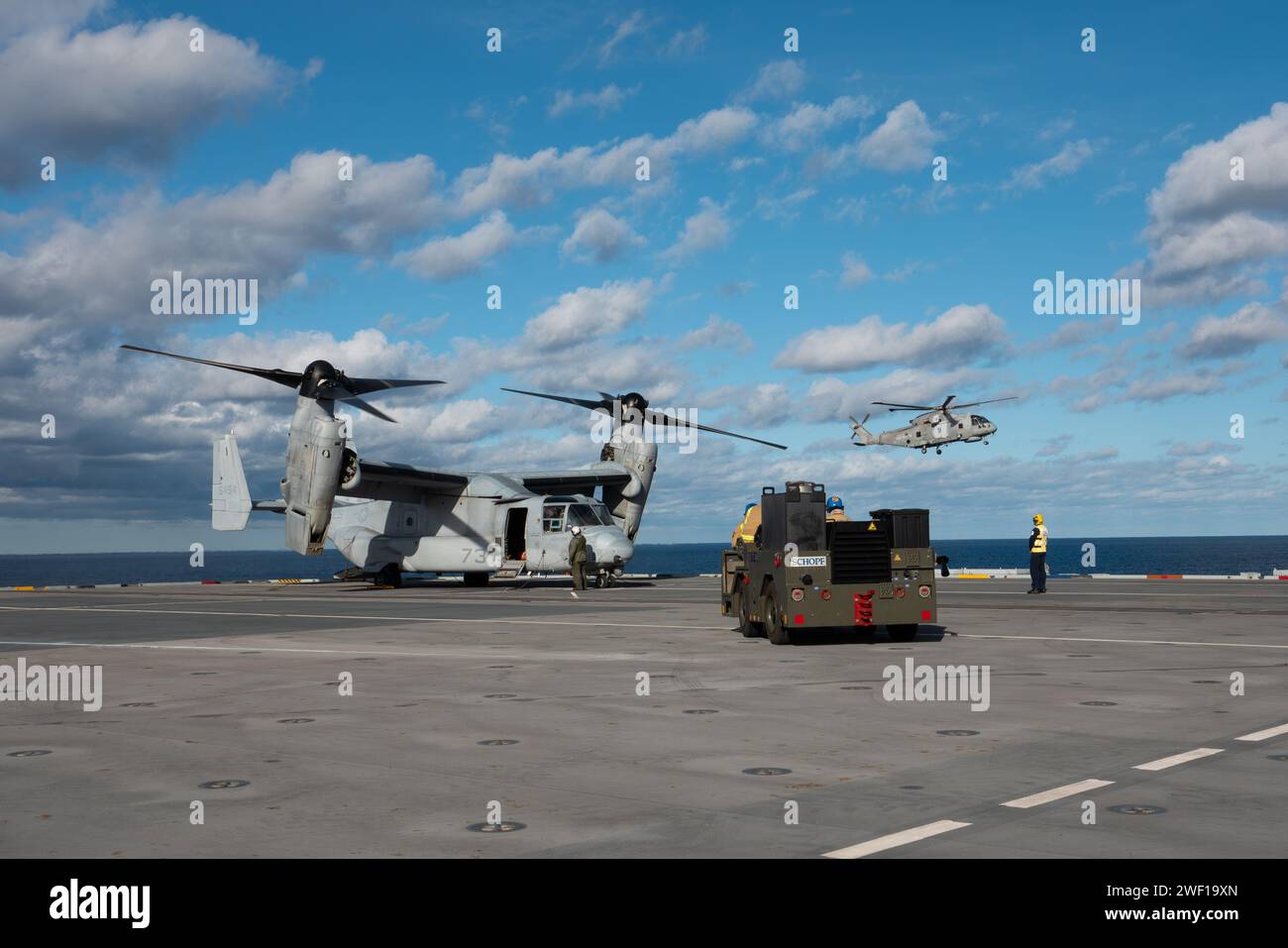 HX-21 Completes V-22 Osprey Sea Trials Aboard the HMS Prince of Wales ...