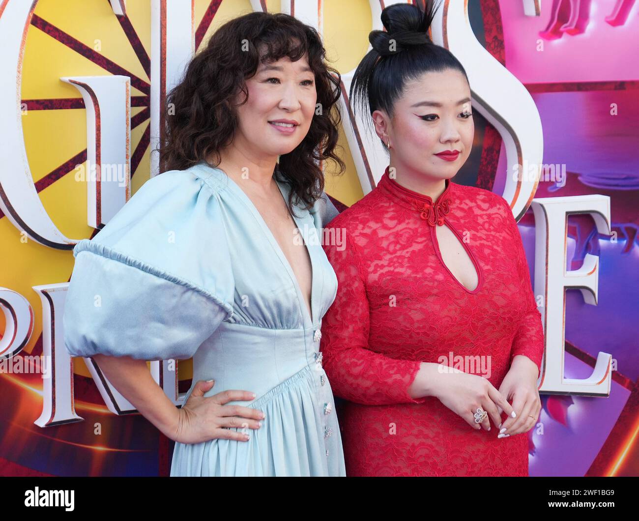 Los Angeles, USA. 27th Jan, 2024. (L-R) Sandra Oh and Sherry Cola at ...