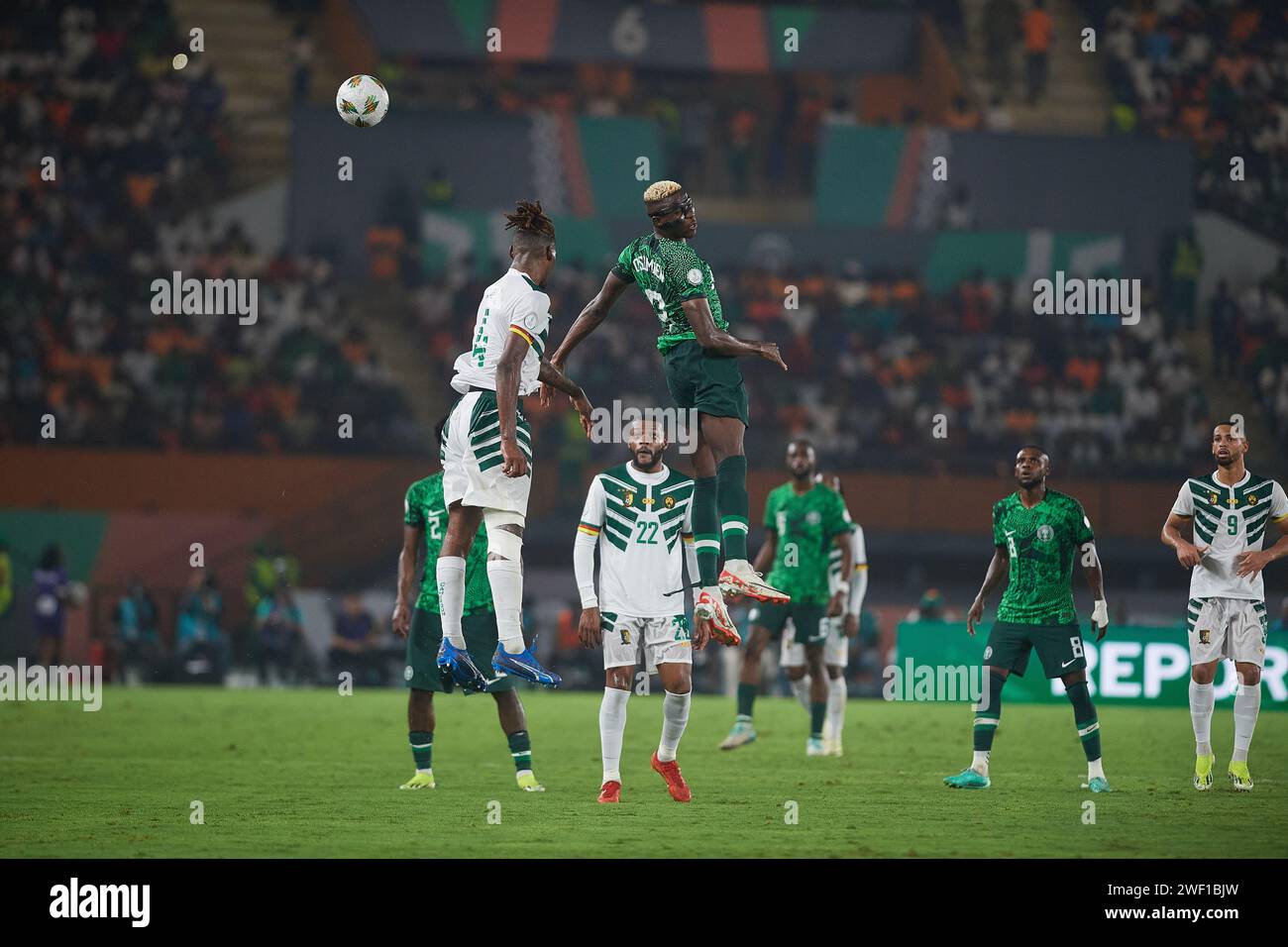 Abidjan, Ivory Coast. January 27, 2024. Round of 16. Victor Osimen ...