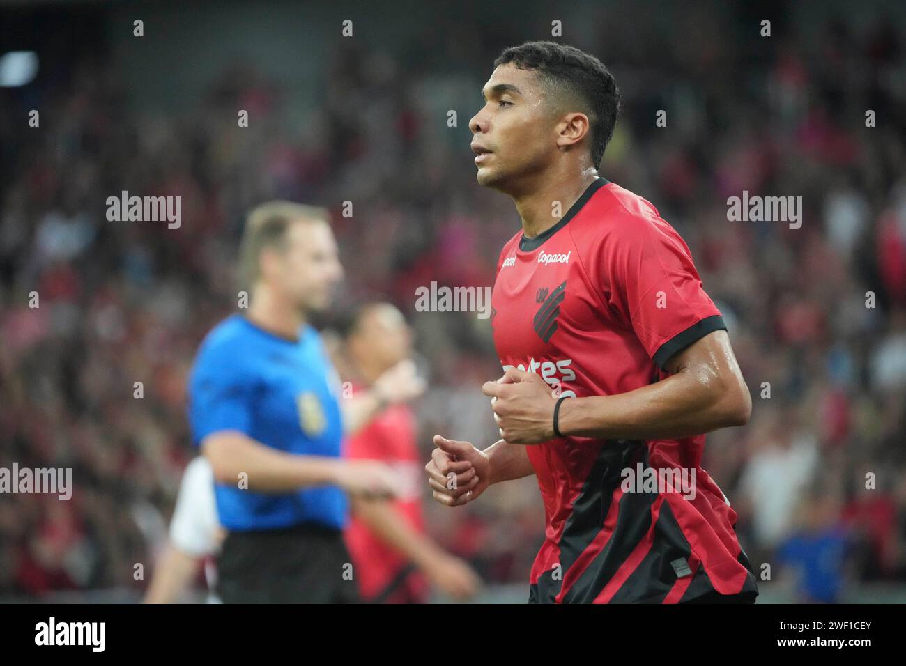 Curitiba, Brazil. 27th Jan, 2024. Julimar during Athletico and Galo ...