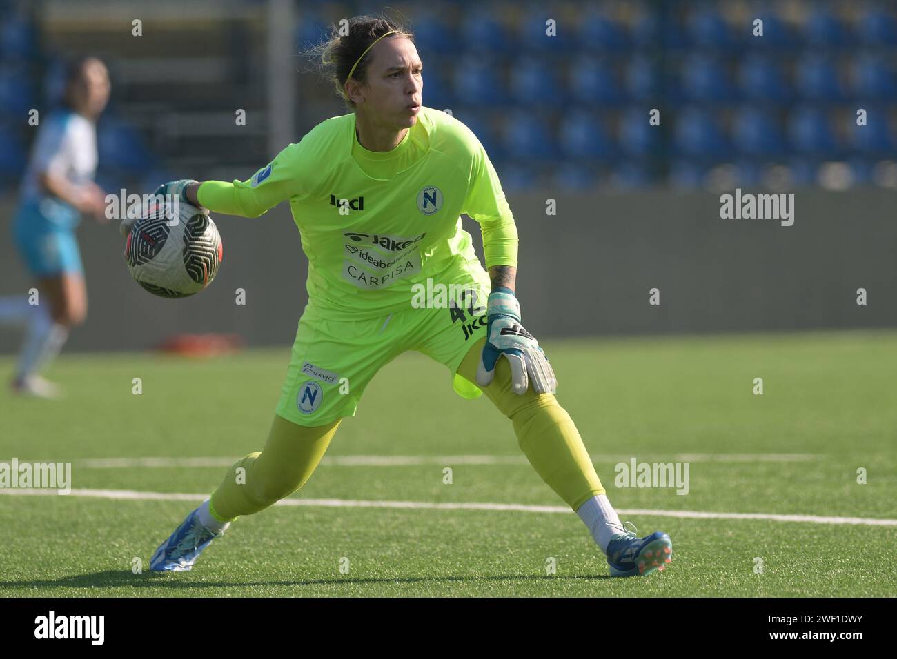 Cercola, Italy. 27th Jan, 2024. Doris Bacic of SSC Napoli in action ...