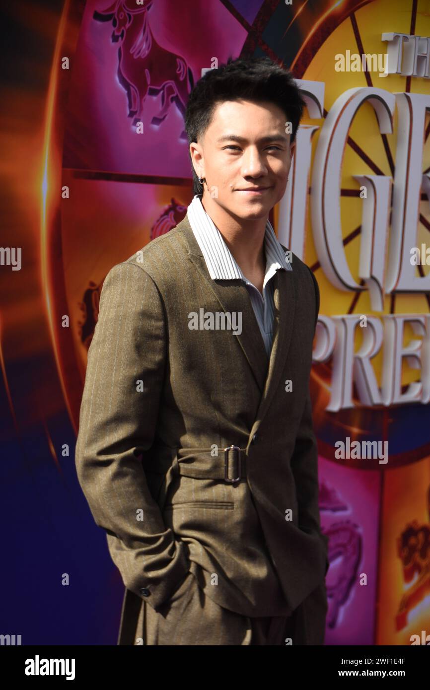 Los Angeles, California, USA 27th January 2024 Actor Brandon Soo Hoo ...