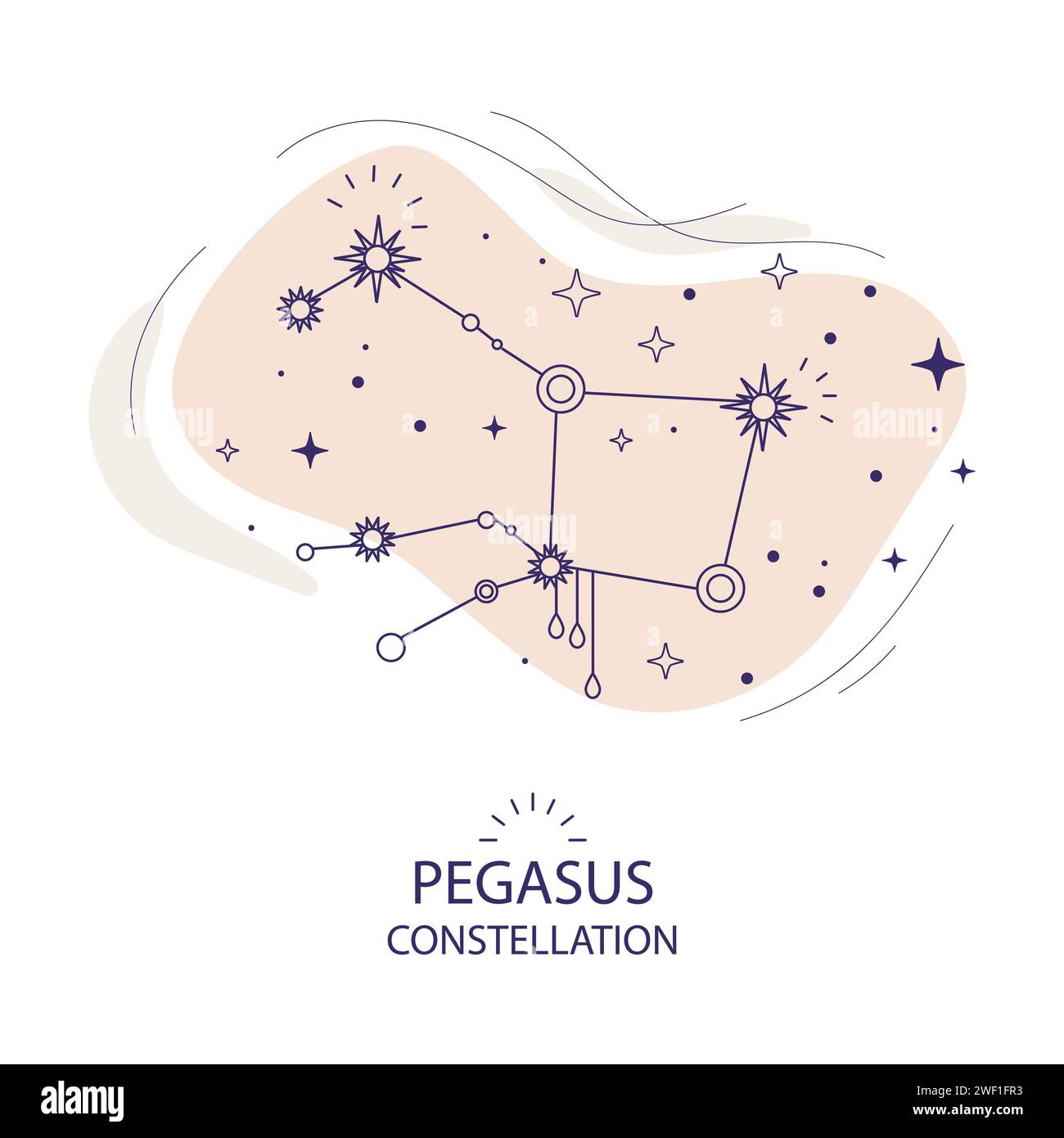 Pegasus constellation pegasus Cut Out Stock Images & Pictures - Alamy