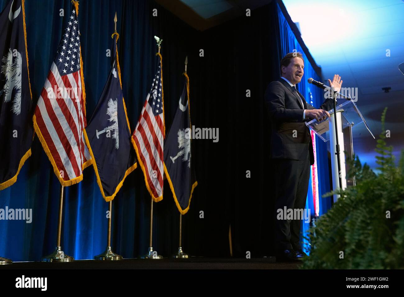 Democratic presidential candidate Rep. Dean Phillips, D-Minn., speaks ...