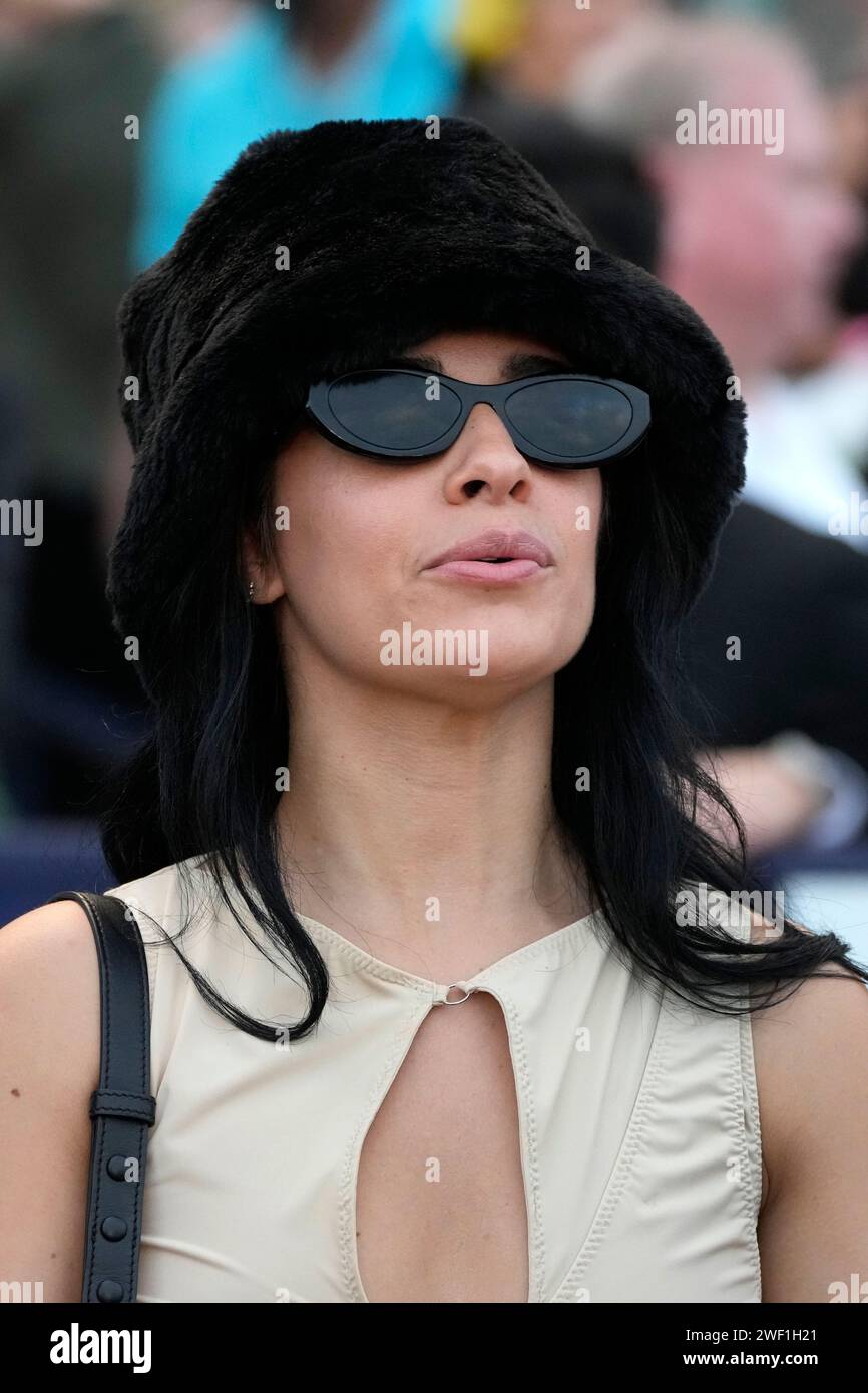 Singer Camila Cabello looks on before the start of the $3 million ...