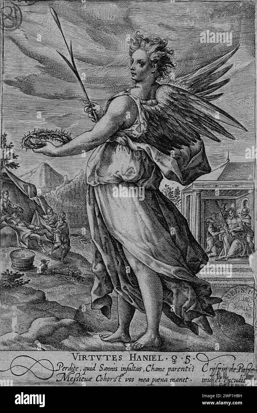 Archangel haniel hi-res stock photography and images - Alamy