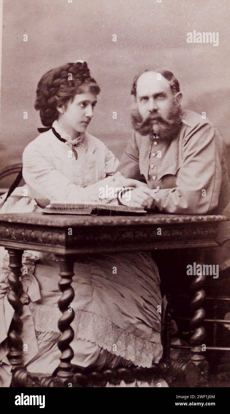 Archduke Karl Ludwig and his third wife Stock Photo - Alamy