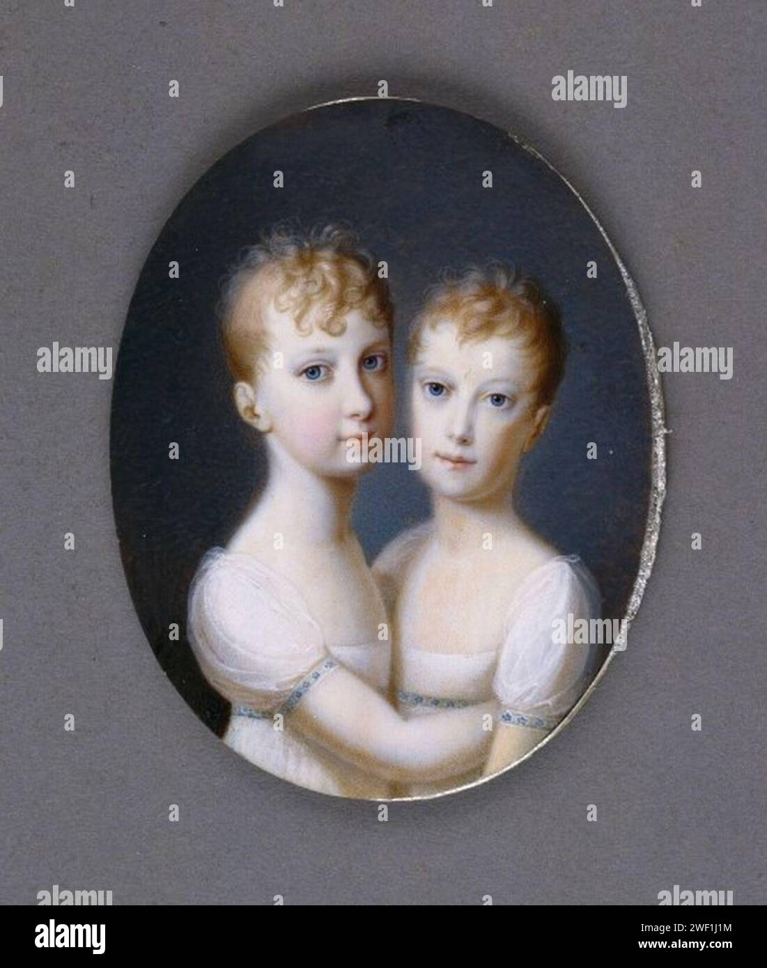 Archduchesses Maria Karolina and Marie Anne of Austria Stock Photo - Alamy