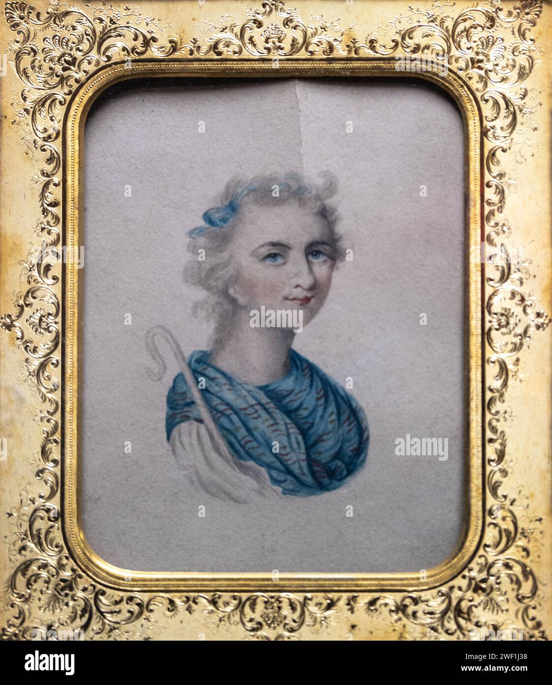 small portrait of Flora MacDonald made by Anne, wife of John Norman based on the protrait made ...