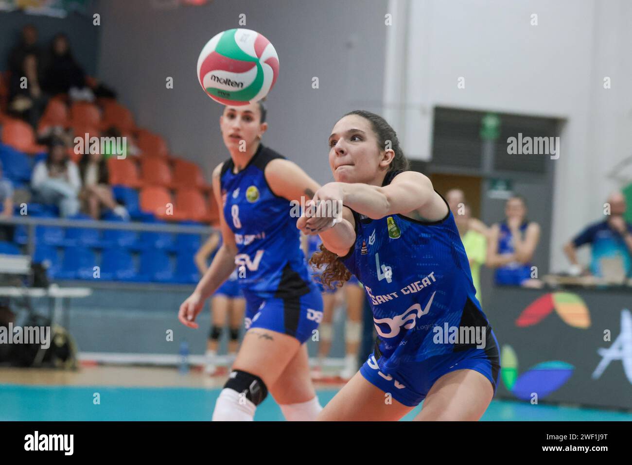 Seville, Spain. 27th Jan, 2024. SEVILLE, SPAIN - JANUARY 27: Brun ...