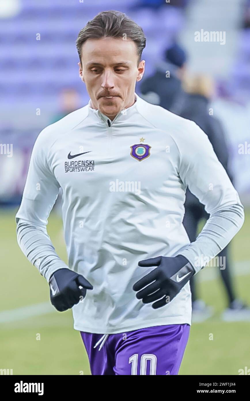 Aue, Deutschland 27. Januar 2024: 3 . Liga - 2023/2024 - Erzgebirge Aue ...