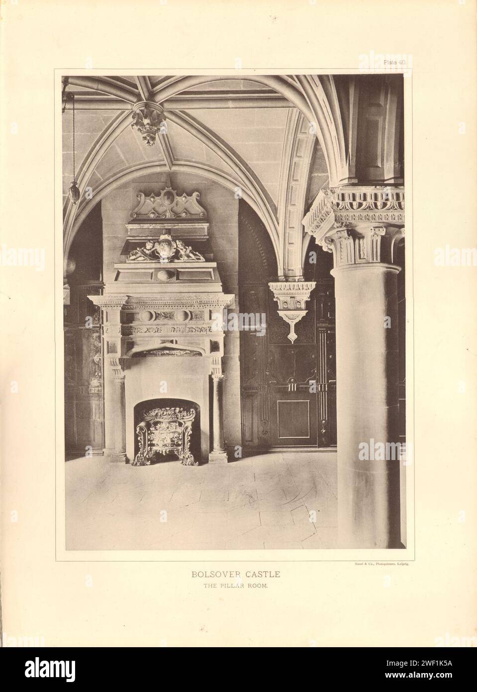 Architecture of the renaissance in England Plate 40 Bolsover Castle the ...
