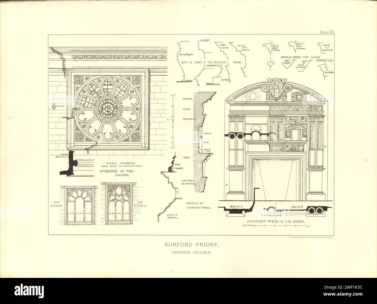 Architecture of the renaissance in England Plate 35 Burford Priory ...
