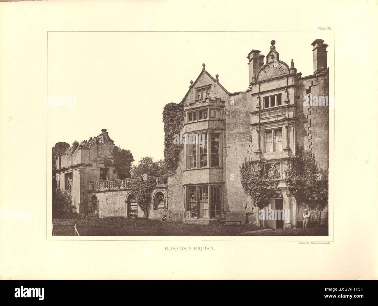 Architecture of the renaissance in England Plate 34 Burford Priory ...