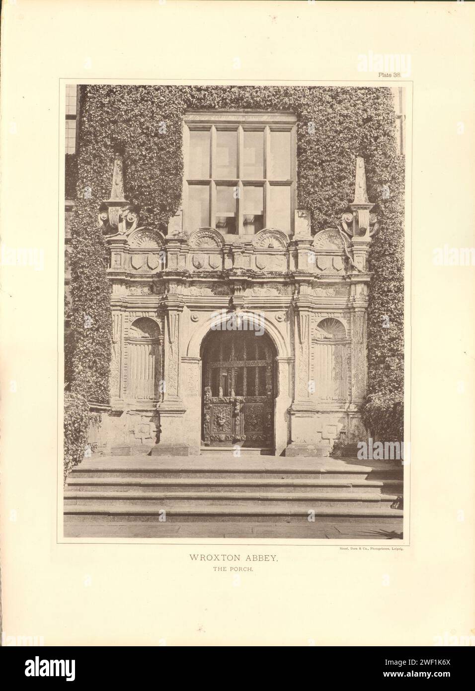 Architecture of the renaissance in England Plate 38 Wroxton Abbey the ...