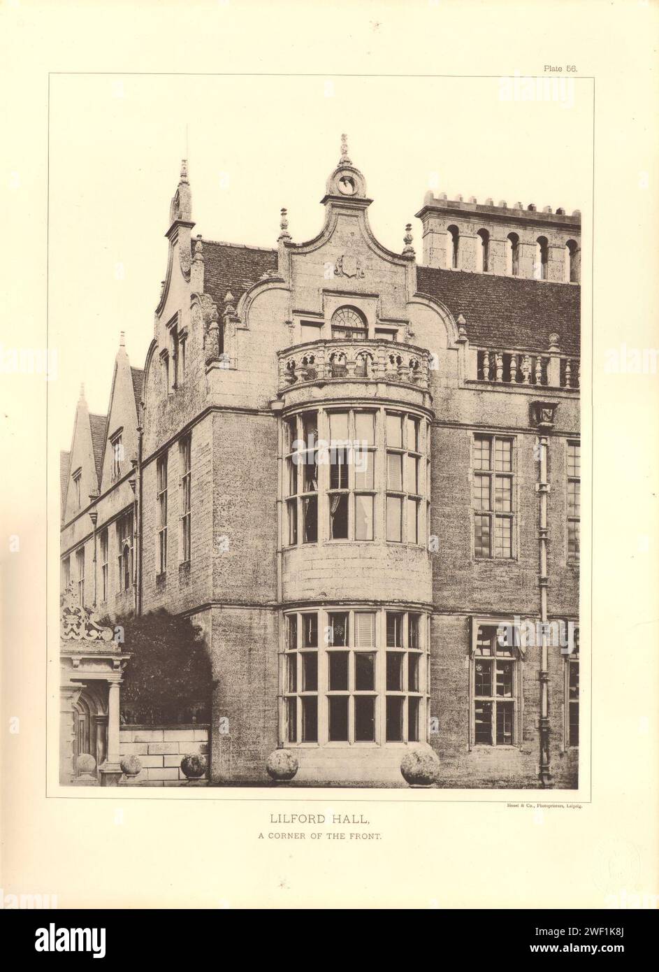 Architecture of the renaissance in England Plate 56 Lilford Hall a ...