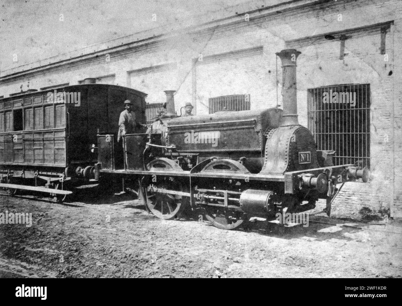 Archivo General de la Nación Argentina 1857 Buenos Aires, primer viaje ...