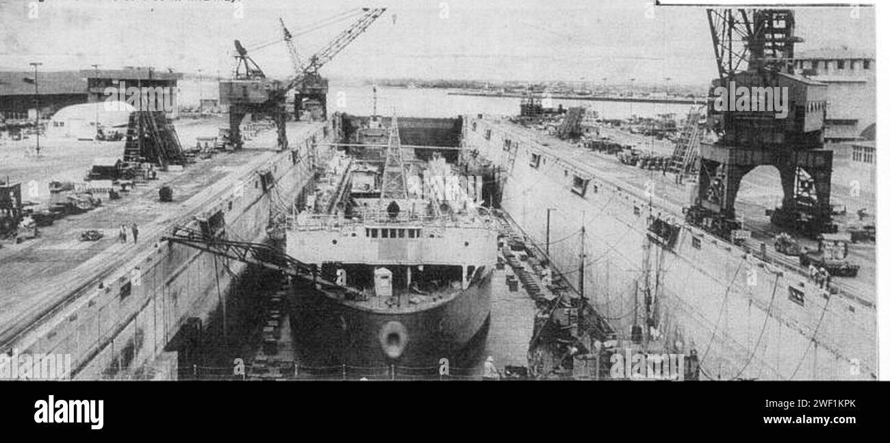 ARD29 floating repair dry dock Stock Photo - Alamy