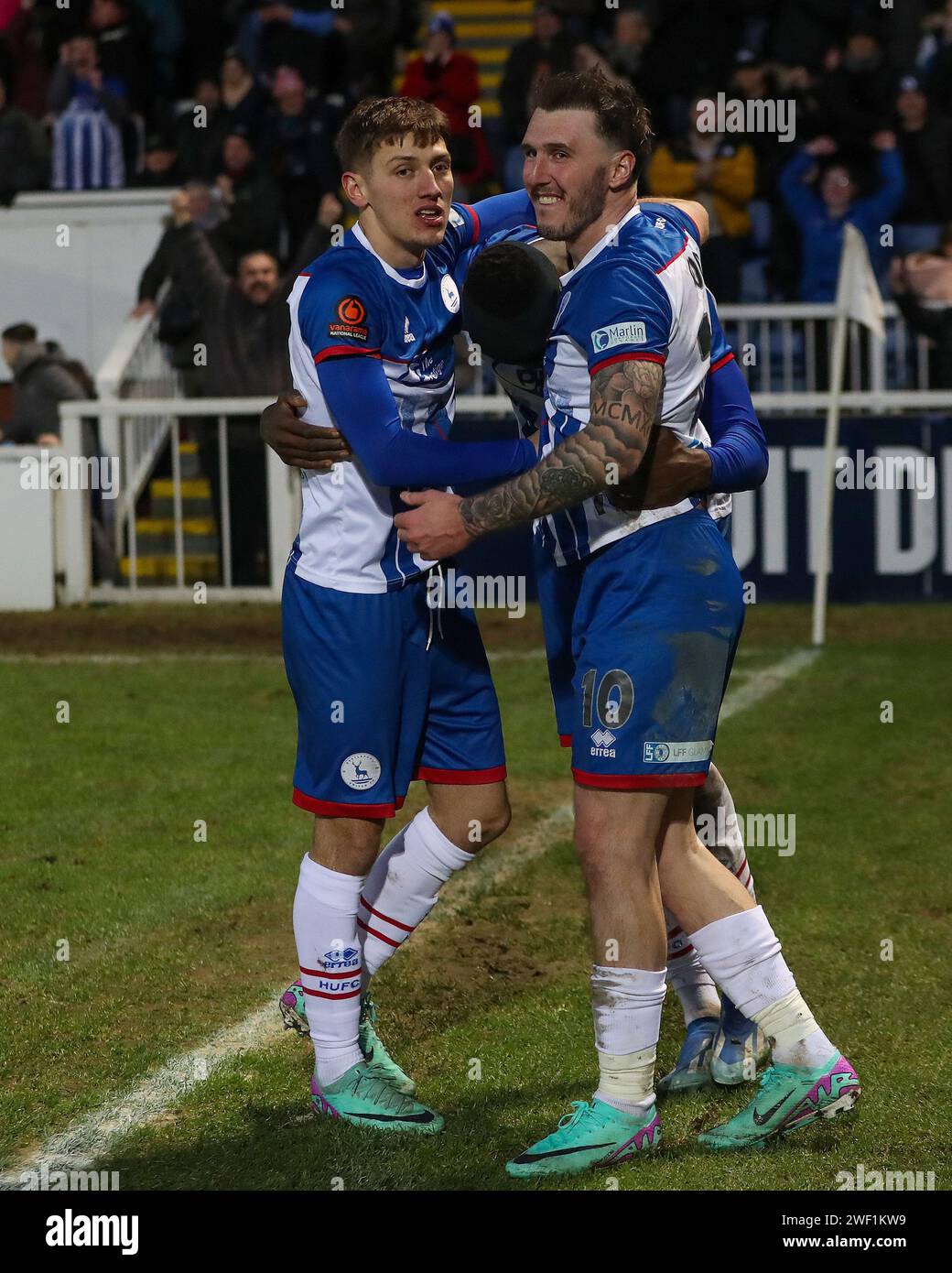 Hartlepool, UK. 27th Jan 2023. Mani Dieseruvwe of Hartlepool United ...