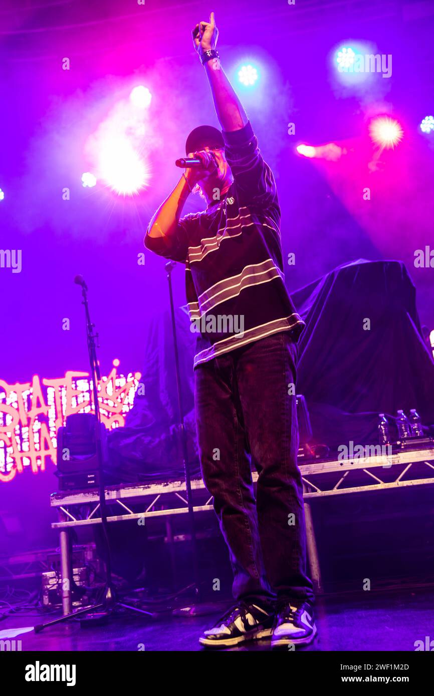 Milan Italy. 25th Jan 2024. The American band STATE CHAMPS performs ...